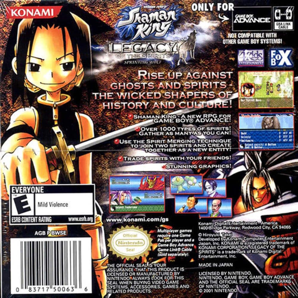 Shaman King: Legacy of Spirits Sprinting Wolf