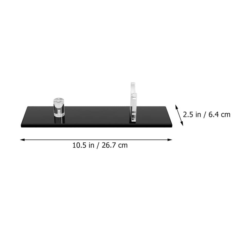 FOMIYES Acrylic Cutter Display Rack Single Knife Holder Transparent Cutter Storage Rack Cutter Displaying Stand for Home Shop Decor Acrylic Stands for Knife Display