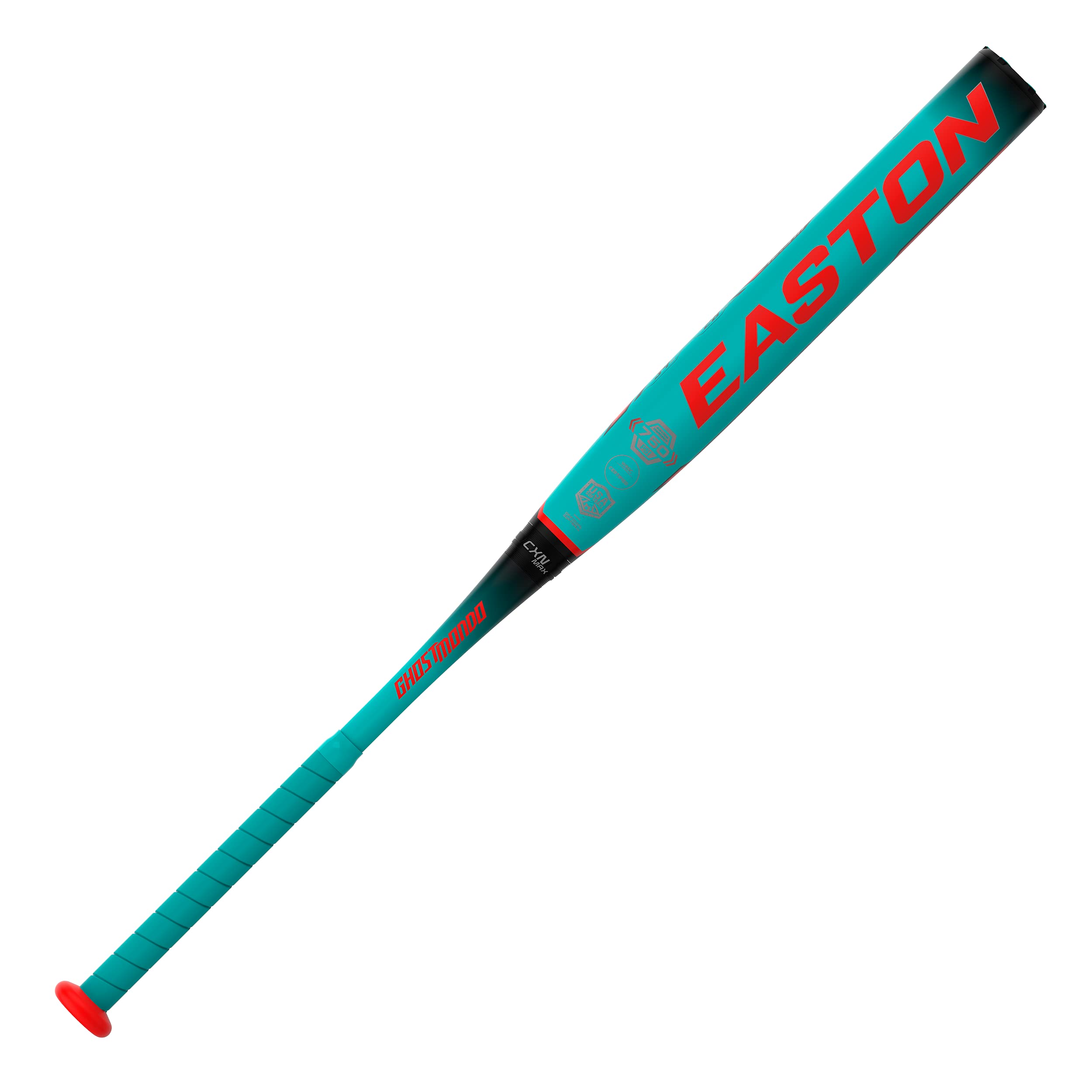 Easton GHOSTMONDO Slowpitch Softball Bat, End Loaded, 12.5 in Barrel, ASA/USA, & WBSC, 34in x 26oz