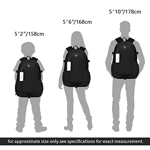 rickyh style School Backpack, Travel Bag for Men & Women, Lightweight College Back Pack with Laptop Compartment