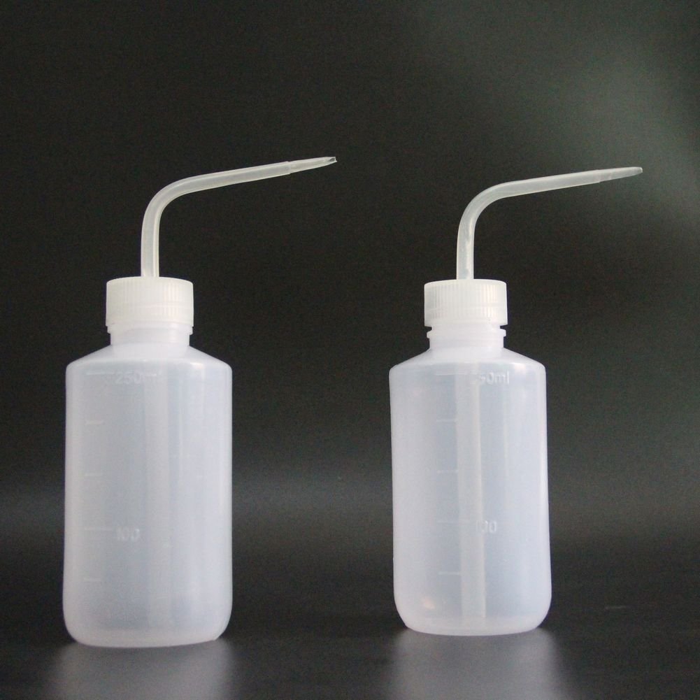 new star tattoo Wash Bottle,Squeeze Bottle,LDPE,250ml/8OZ 2pcs Plastic Green Soap Cleaning Washing Bottle