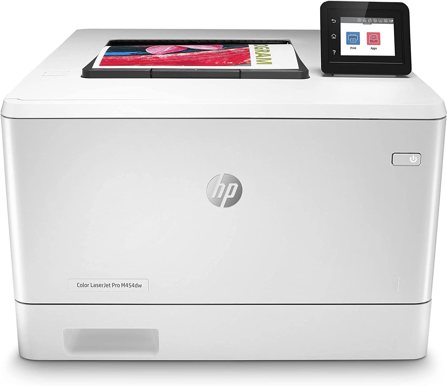 HP Color Laserjet Pro M454dw Single-Function Wireless Laser Printer, Silver - Print only - 28 ppm, 600 x 600 dpi, 8.5 x 14, 512MB RAM, Auto Duplex Printing, Ethernet, Zivcul