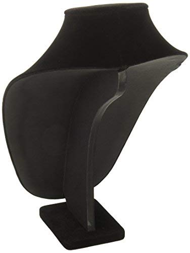 Darice 12”; Black Velvet 3D Necklace Stand by Bead Landing™