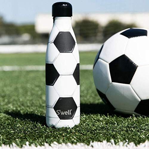 S'well Stainless Steel Water Bottle - 17 Fl Oz - Goals - Triple-Layered Vacuum-Insulated Containers Keeps Drinks Cold for 36 Hours and Hot for 18 - BPA-Free - Perfect for the Go