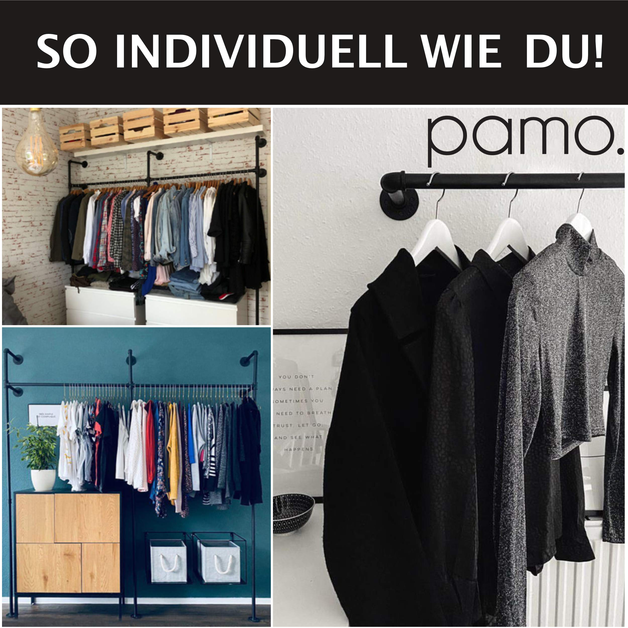 pamo Black s Hooks for Hanging Clothes - Set of 5 or 10-4.33" Large s Hooks Heavy Duty I Suitable as Clothes Rod Hooks, Hanging Hooks for pots, etc.