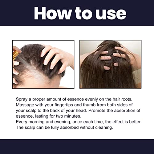 Hair Growth Essential Oil, Hair Strengthening Essential Oil Reduce Loss Safe Ingredients Thickening 30ml for Home Use