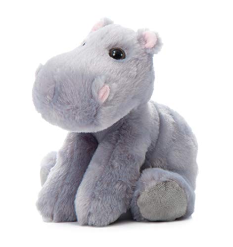 The Petting Zoo Hippo Stuffed Animal, Gifts for Kids, Wild Onez Zoo Animals, Hippo Plush Toy 9 inches