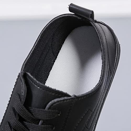 Fashion Printing Women's Single Shoes Flat Bottom Lace Round Head Solid Color Comfortable Casual Shoes Women Summer