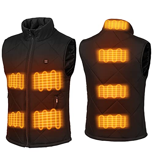 FERNIDA Heated Vest for Women Men, Battery not Include, Lightweight Heated Vest for Winter Warm