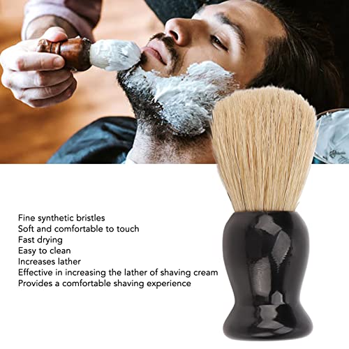 Hair Salon Neck Duster Brush, Barber Hair, Soft Combs and Mustache Painting Neck Duster Tool Synthetic Foaming Shave Easy Styling Broken Foam