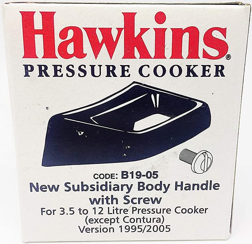 Hawkins New Subsidiary Body Handle 3.5 12 Litre (Except Contura), Black