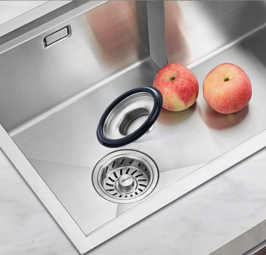 Garbage Disposal Stopper, 3.35 inch Kitchen Sink Stopper, Stainless Steel Universal Garbage Disposal Sink Drain Plug Cover for Insinkerator, Kitchenaid, Kohler, Waste King