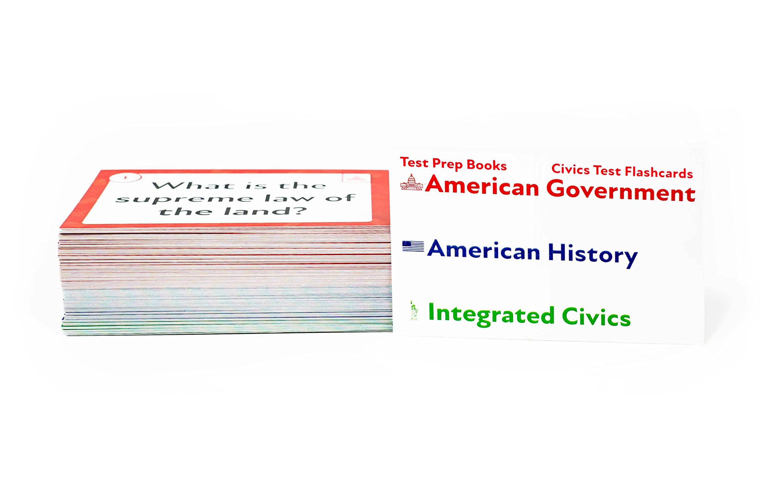US Citizenship Flash Cards 2025 and 2026: USCIS Naturalization Test Flashcards Study Guide with All 100 Civics Exam Questions and Answers [2nd Edition]