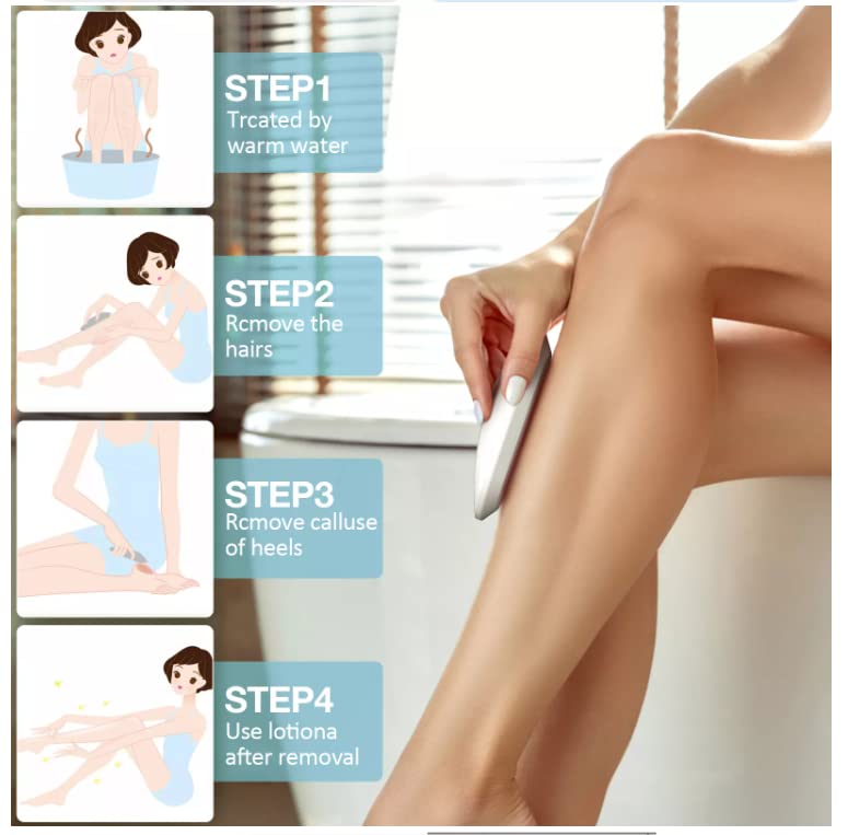 Hair Removal Tools Painless Nano Glass Magic Crystal Hair Eraser Washable for Face Hands Leg Home Use Hair Remover