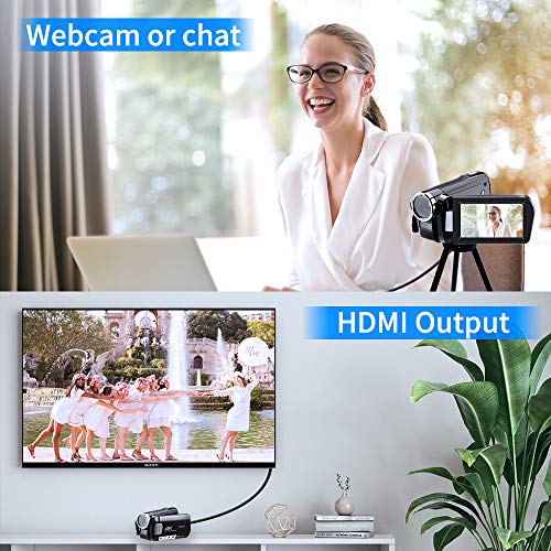ORDRO 4K Camcorder Video Camera IR Night Vision Vlogging Camera Recorder Full HD 1080P 60FPS 3.0 Inch IPS Touch Screen YouTube Vlogging Camcorder for Beginners with 2 Batteries