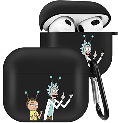 JoySolar for Airpods 3 Case Cute Cartoon Cool Unique Silicone Cases for Apple Airpod Air Pods 3rd Gen Cover Kawaii Fun Funy Fashion Design Soft IMD Shell for Girls Boys Girly (Friendly Gestures)
