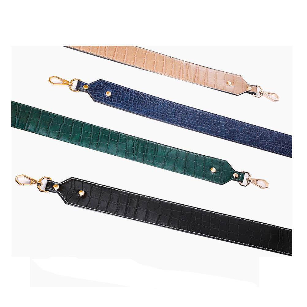 Umily Women Crocodile Cross-Body Strap Replacement Rivet Wide 4.5cm Purse Strap Handbags Shoulder Bags Strap 100cm