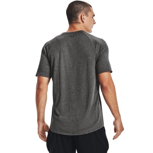 Under Armour Men's Tech 2.0 Short-Sleeve T-Shirt , Carbon Heather (090)/Black, Medium