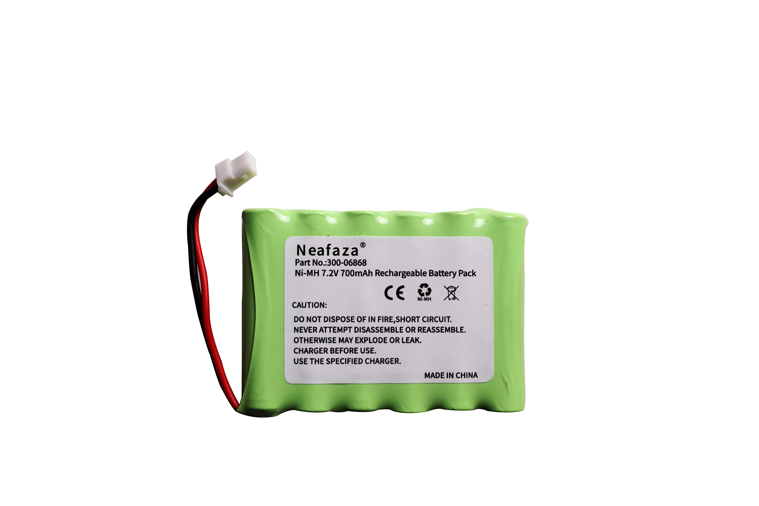 NEAFAZA 300-06868 Battery 7.2V 700mAh Compatible with Touchpad Home Security Intrusion WLTP100 8DLLKP500 8DLTSSCBASE1 8DLWLTP100 Lyric TSS Keypad