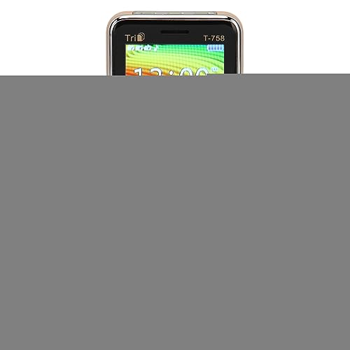 CUTULAMO 2G Big Button Cell Phone, 2.0 T 758 2G Unlocked Cell Phone Multiple Functions for Seniors (US Plug)