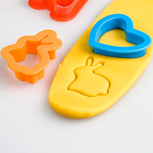 Play Dough Tools Kit Playdough Toys with Animal Molds Rolling Pins Tool Set for Kids Creative Dough Cutting Accessories, 25pcs