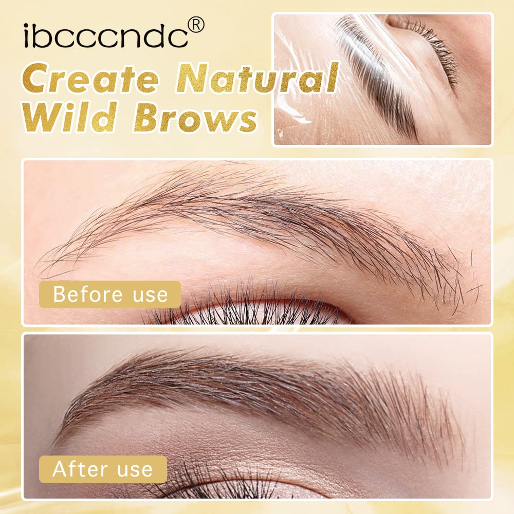Ibcccndc Eye Brow Lamination Kit Instant Brow Lift Perm Kit for Fuller, Eyebrow Lamination Kit At Home DIY Perm For Your Brows, Thicker Brows Lasts For 6 Weeks (eyebrow lamination kit)