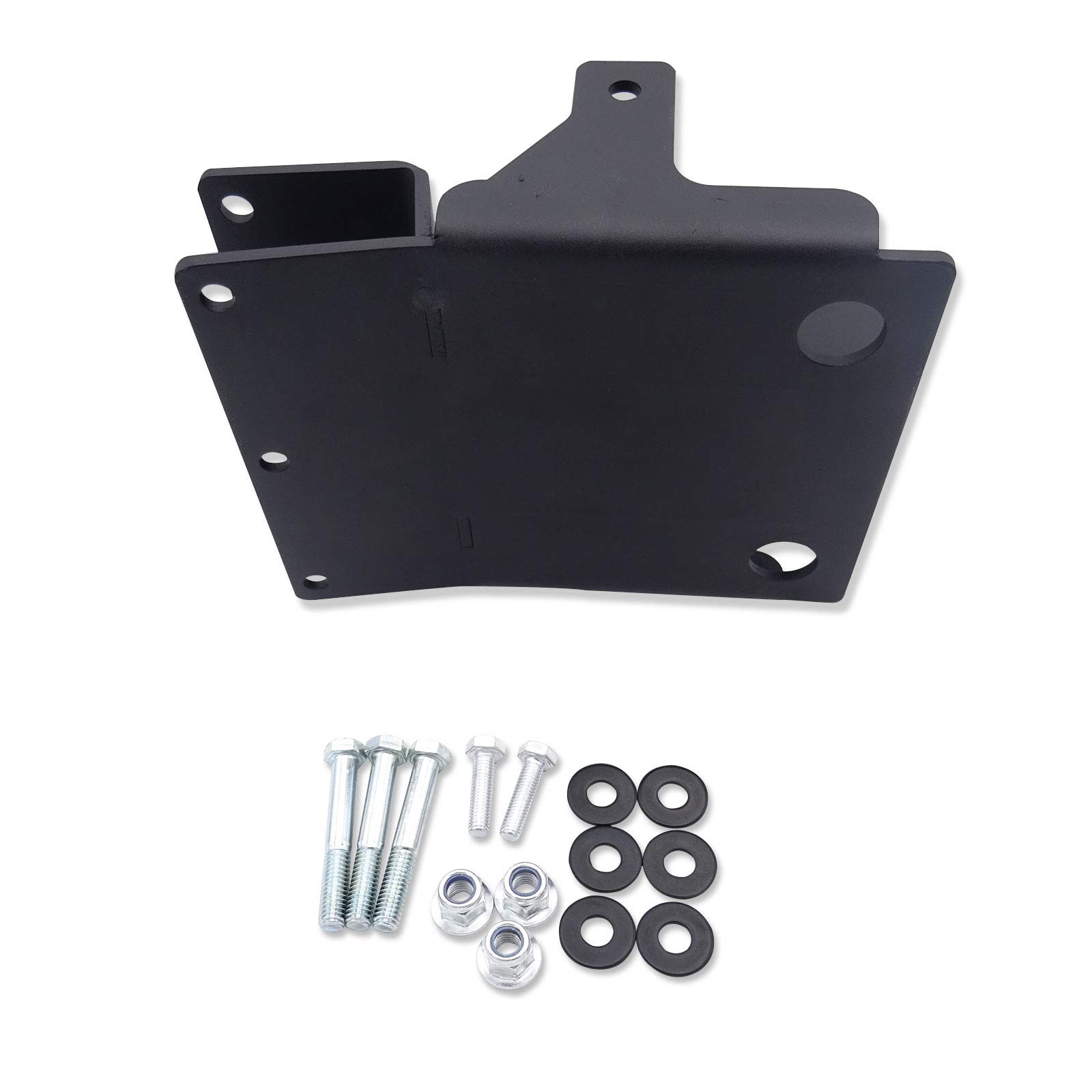 Dasen Rear Reverse 2" Receiver Trailer Tow Hitch Compatible with 2005-2016 Kawasaki Mule 600 610 and 2017-2024 Mule SX