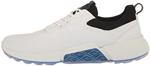 ECCO Men's Biom Hybrid 4 Gore-TEX Waterproof Golf Shoe, White Erik Van ROOYEN Edition, 14-14.5