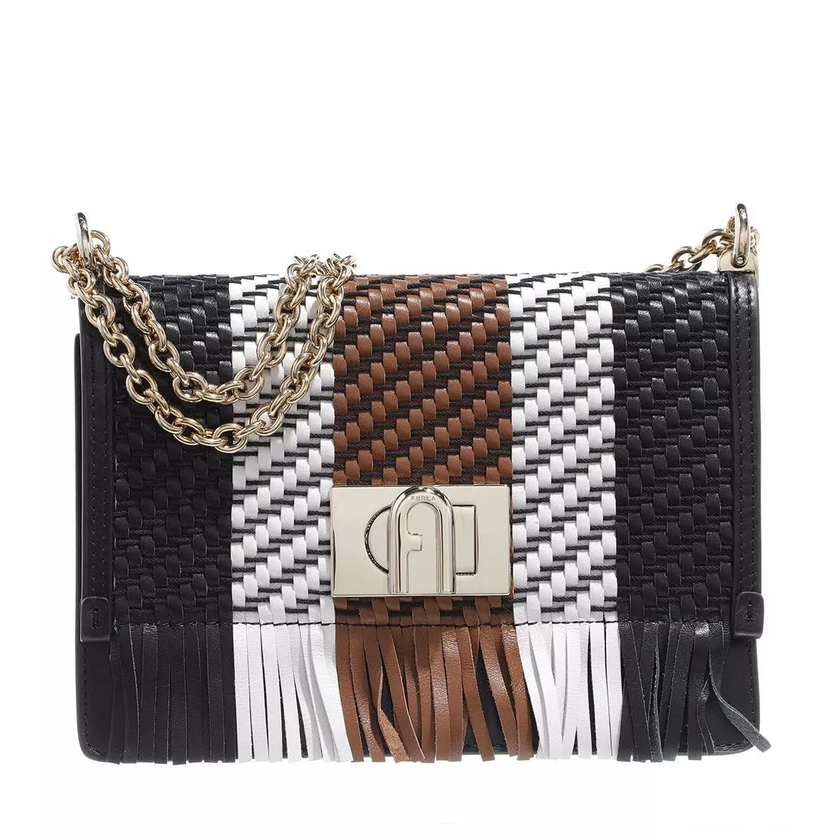 Furla 1927 Mini Crossbody 20 Nero/Talco/Cognac One Size