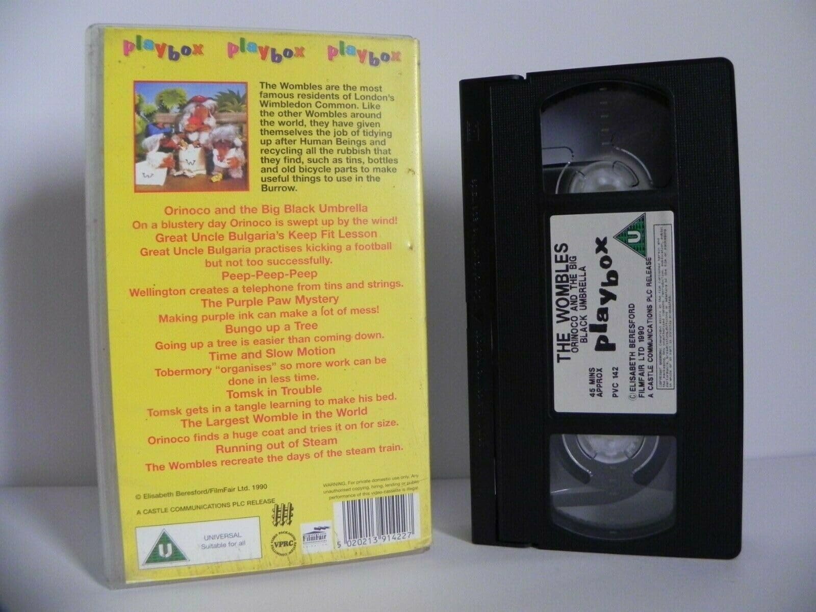 The Wombles: Orinoco And The Big Black Umbrella - Animated Series - Kids - VHS
