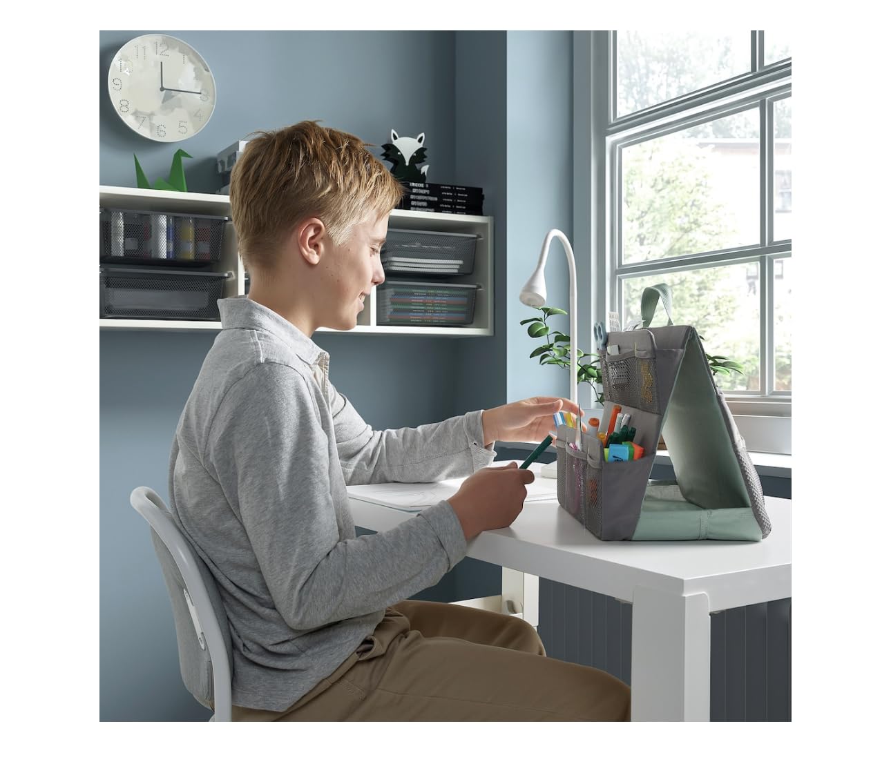 Desk accessories organizer, 12 ½×10 ¼"