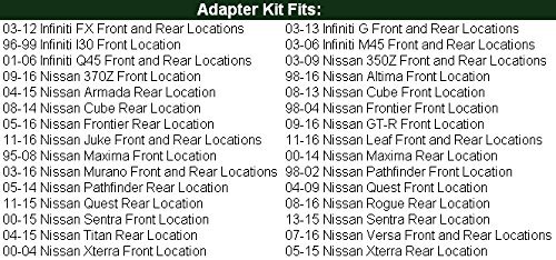 Speaker Adapter Spacer Rings - Exact Fit for Select Infiniti & Fits Nissan Vehicles - SAK050_5525-1 Pair