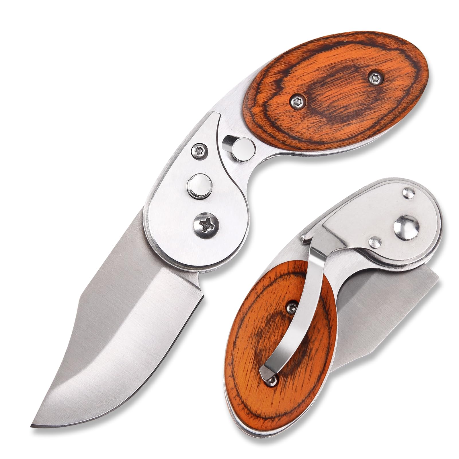 ITOKEY Small Pocket Knife for Men Women, EDC Folding Knives, Box Cutter Pocket Tool for Everyday Carry, Cool Dad Gadget Gifts