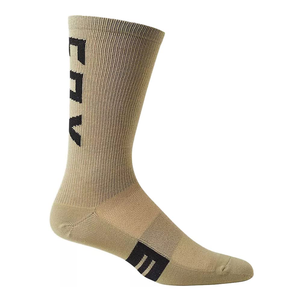 Fox Racing Men's Standard 8" Flexair Merino Sock, Black, S/M