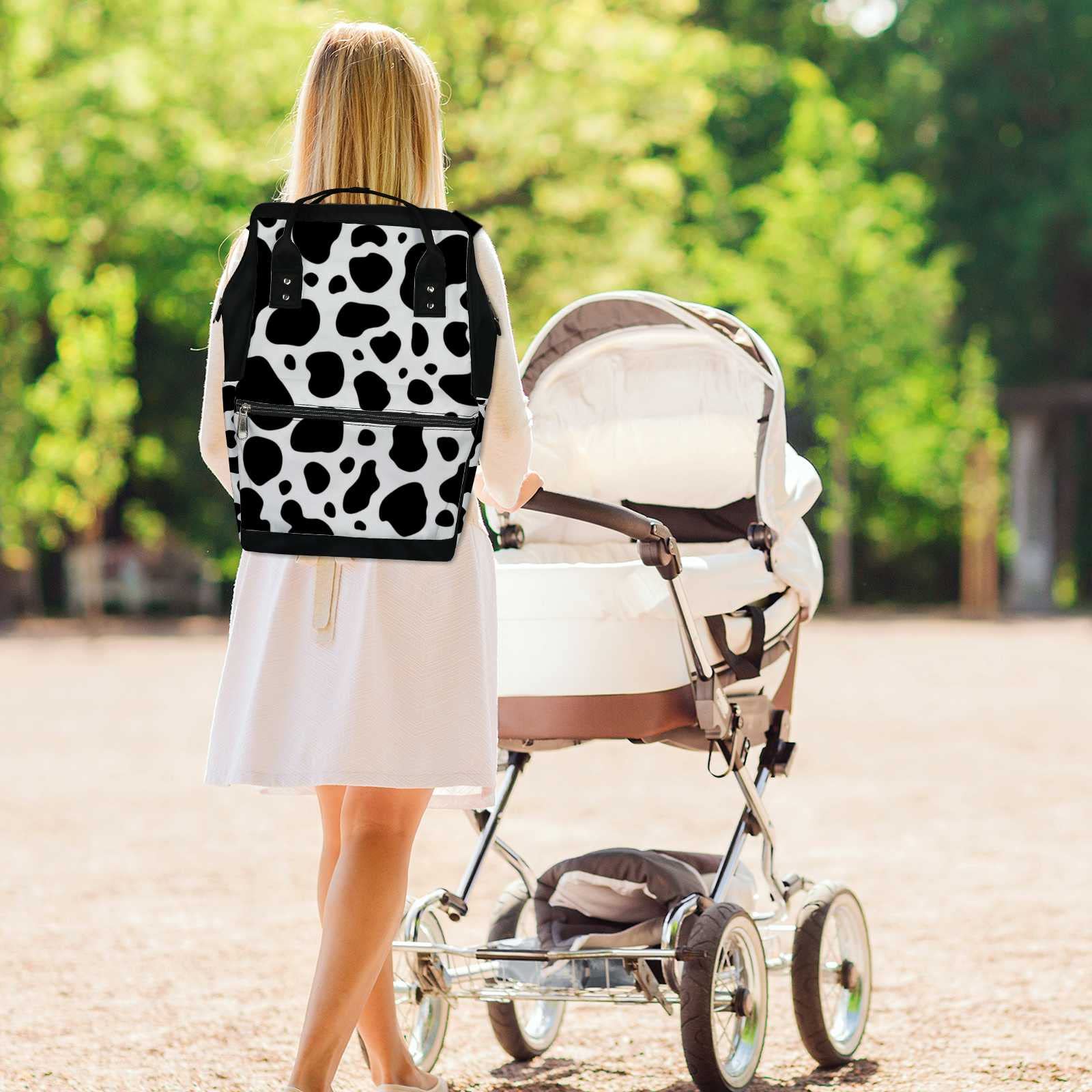 Vantaso Diaper Bag Mommy Backpack Travel Large Capacity Dinosaurs Space Shoulder Bag Multifunction Nappy Bag Tote Bag for Woman Man