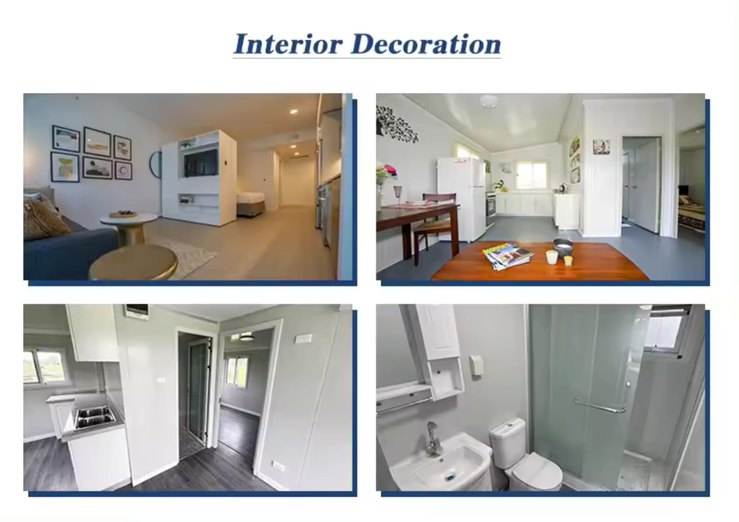 Heat Insulated Cheap 3 Bedroom Luxury 20ft Movable Foldable Expandable, Prefab Container House Foldable Villa