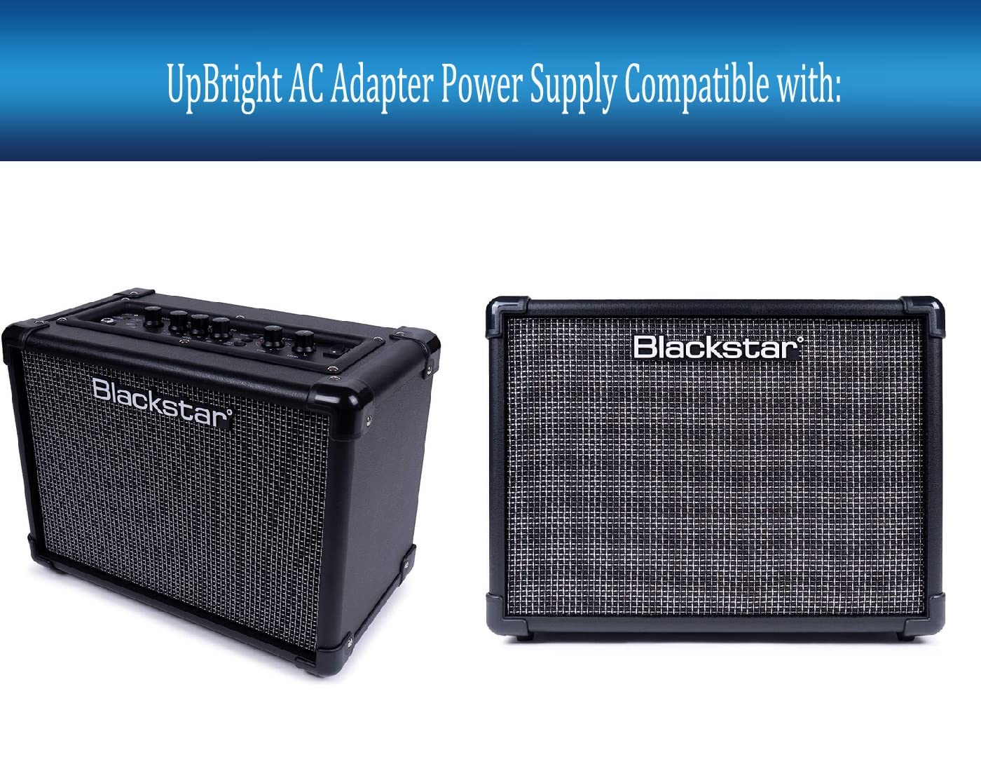 UpBright 10V AC/DC Adapter Compatible with Blackstar ADP0101500 ID Core 10 ID Core 20 IDCORE10 IDCORE20 Stereo Electric Guitar Amplifier Amp A0P0101500 6.5V 10VDC 3A Power Supply Cord Battery Charger