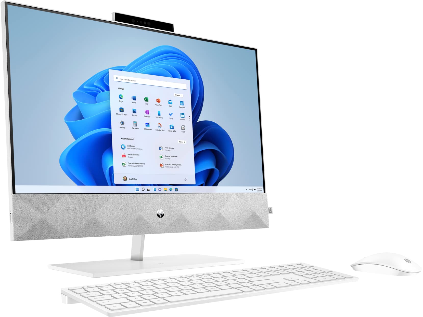 HP Pavilion 24 Desktop 2TB SSD 32GB RAM Extreme (Intel Core i7-11700K Processor with Turbo Boost to 5.00GHz, 32 GB RAM, 2 TB SSD, 24" Touchscreen FullHD, Win 11) PC Computer All-in-One
