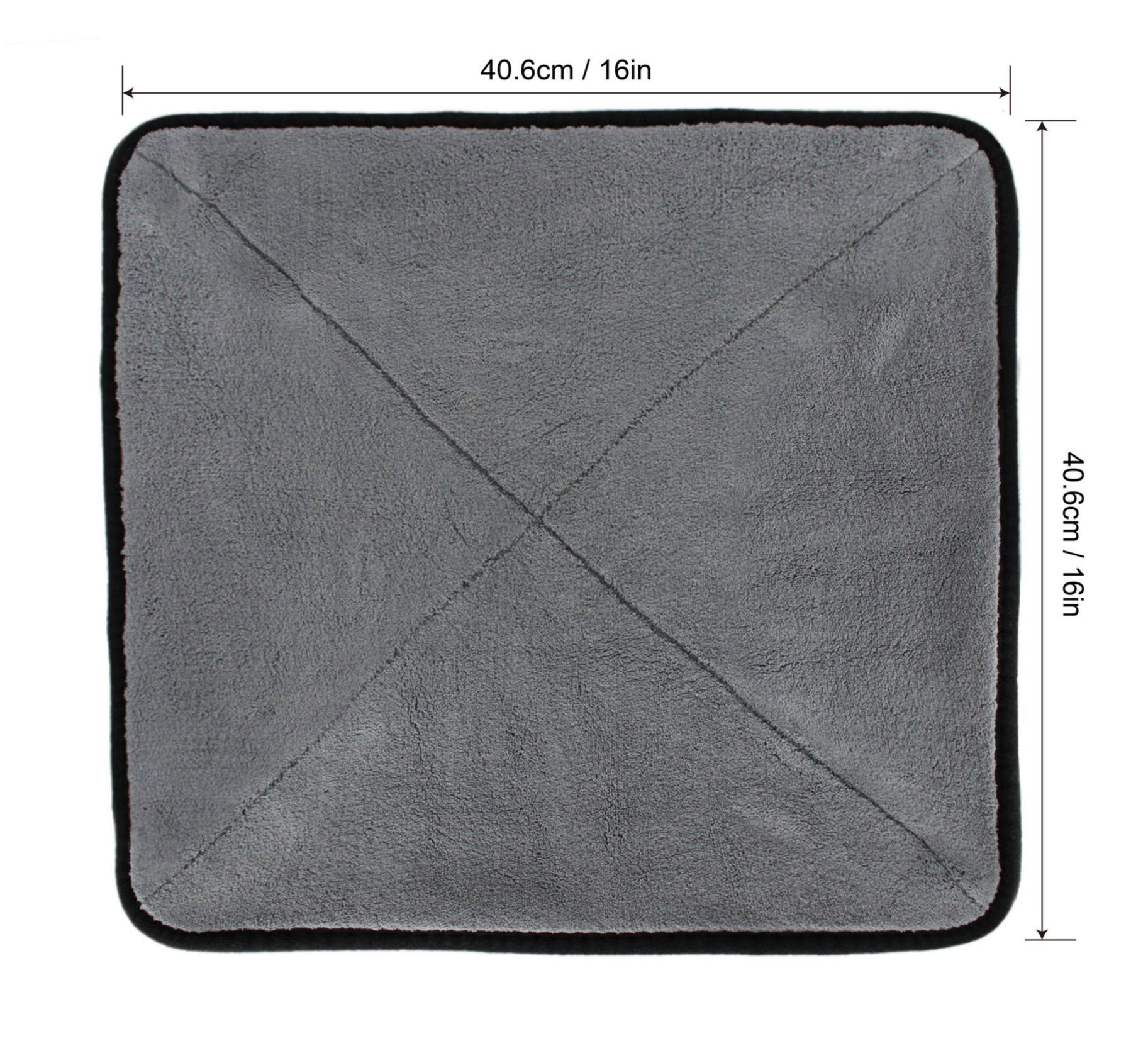 SCRUBIT 3 Pack Microfiber Cleaning Towels for Cars by Scrub it- Super Absorbent Plush Towel Quick car Drying, Non-Scratch, Double Layer wash Cloth to Clean and Shine Your Vehicle