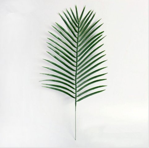 URToys 10Pcs Artificial Ombre Kwai Leafs Branch Fake Palm Plants Grass Flower for Home Wall Garden Wedding DIY Decoration