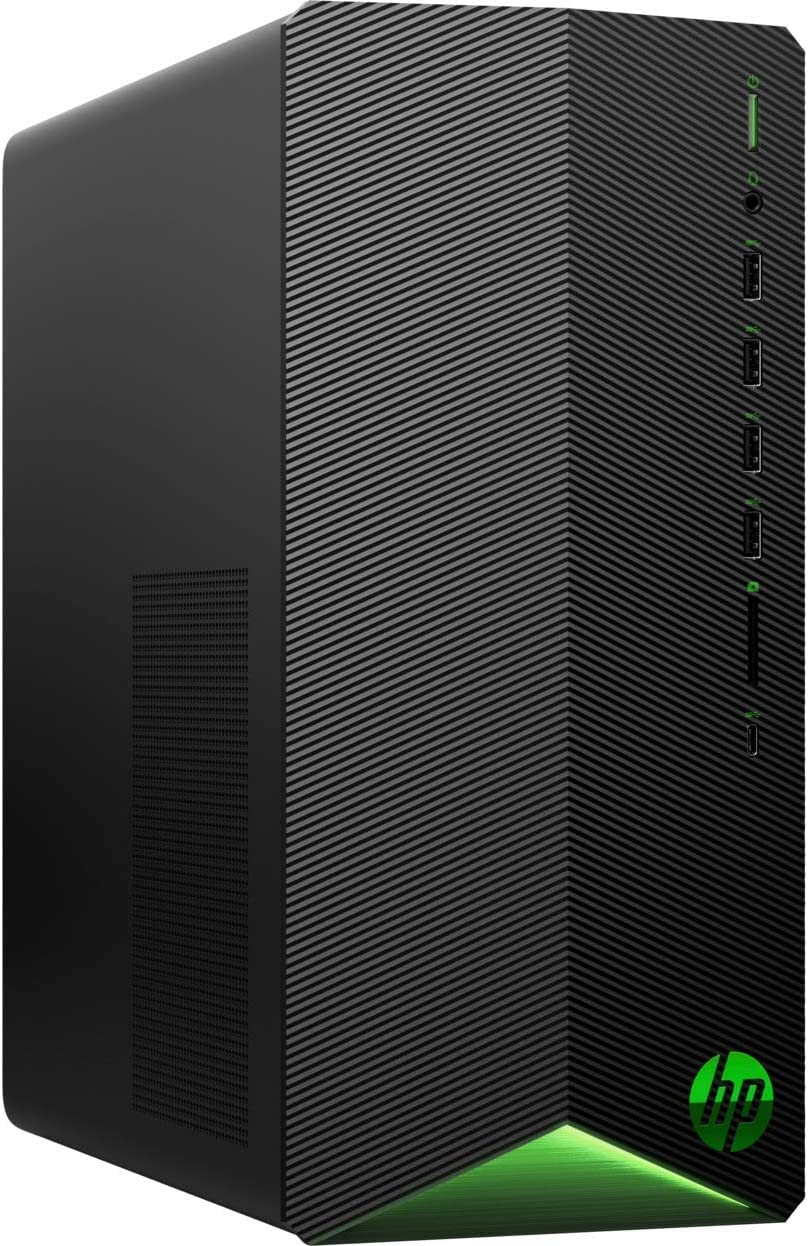 HP Pavilion Gaming Desktop Computer | 11th Gen Intel 8-core i7-11700 Processor | 64GB DDR4 2TB SSD + 2TB HDD | GeForce RTX 3060 12GB Graphic | USB-C DiplayPort Bluetooth Win11Pro Black + HDMI Cable