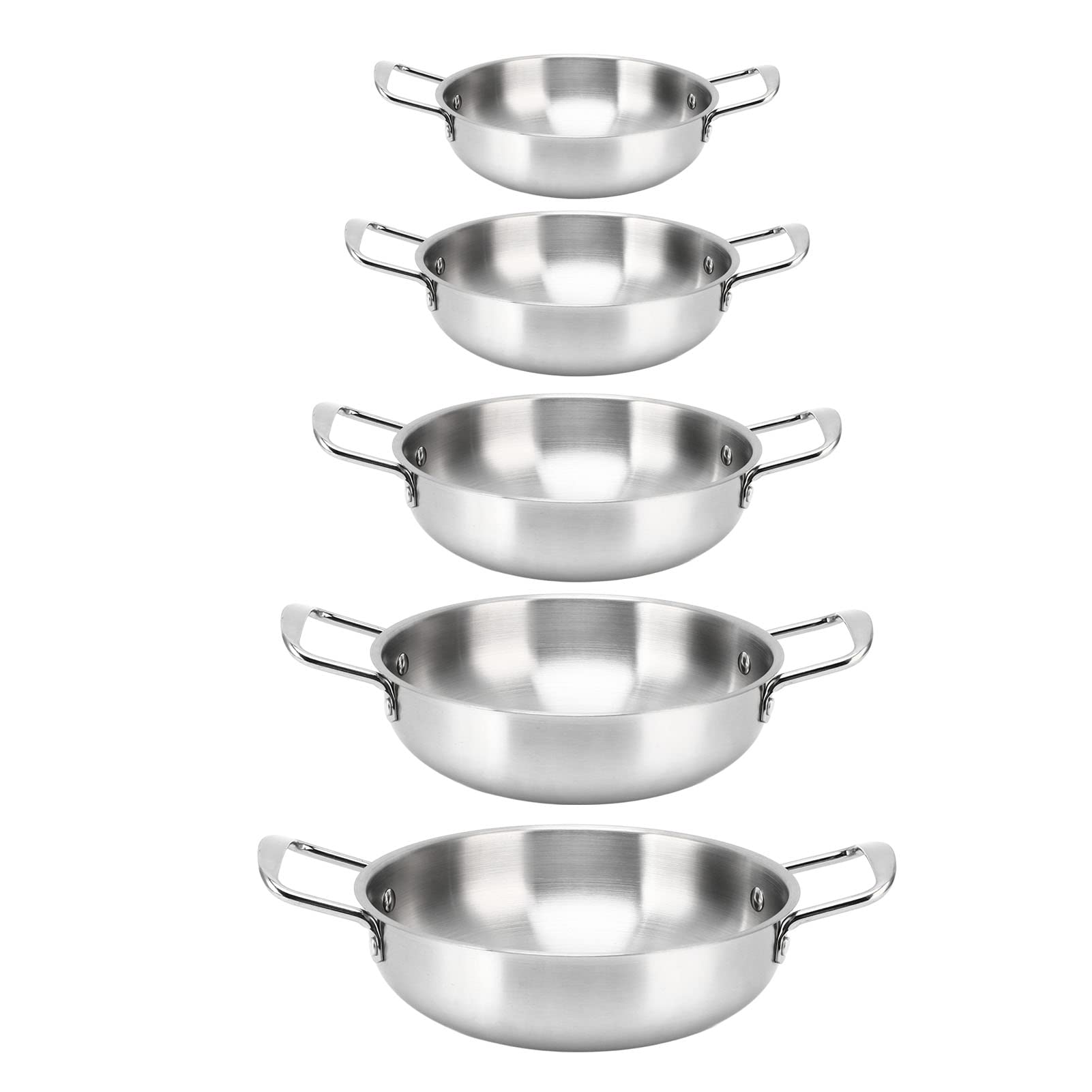 Korea Noodle Pot, Fast Heating Stainless Steel Ramen Cooking Stockpot,Binaural Pasta Pots Kitchen Cookware for Paghetti Soup Porridge Noodle(20cm)