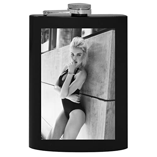 FC Carino B35Y22D63W0734676M07T32C02S27-8oz Black Hip Alcohol Drinking Flask PDI #PIDP734676