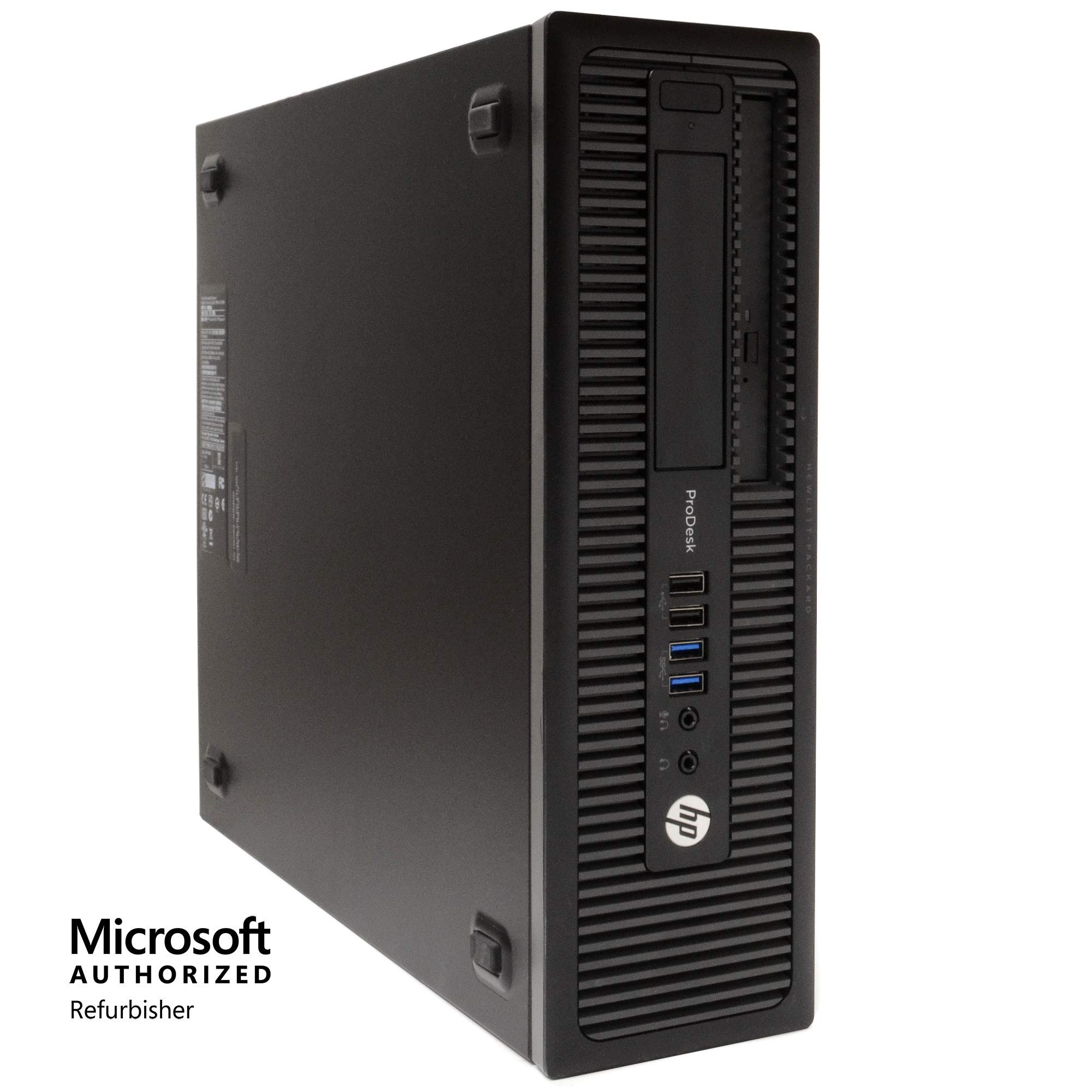 HP ProDesk 600G1 Small Desktop Computer (SFF) | Quad Core Intel i5 (3.20GHz) | 8GB DDR3 RAM | 500GB HDD Hard Disk Drive | Windows 10 Pro | 22in Monitor | RGB Mouse + Keyboard (Renewed)