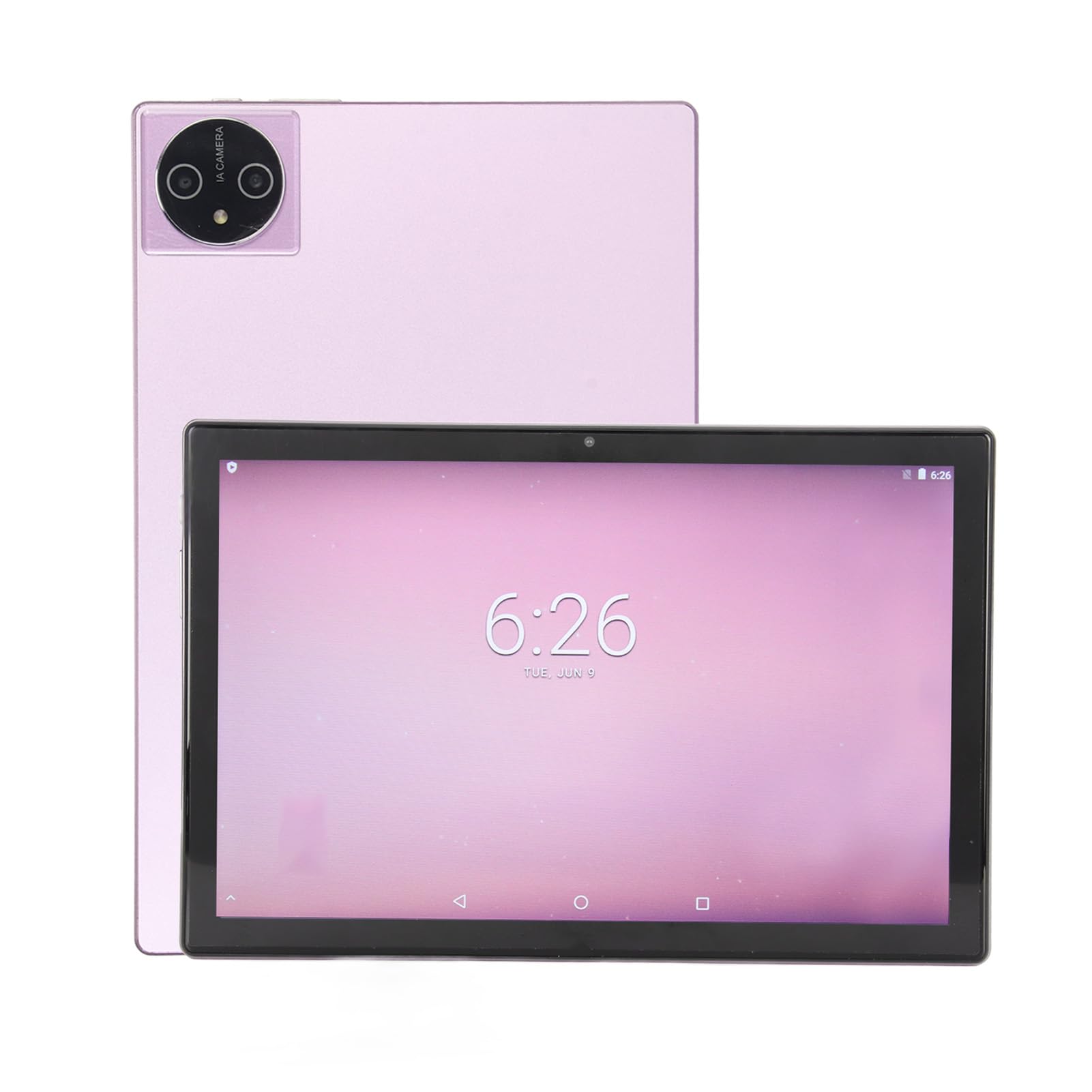 DAUERHAFT FHD Tablet, 100-240V 5G WiFi 8GB RAM 256GB ROM 10.1 Inch Tablet 8MP Front 16MP Rear 2 in 1 4G Network 8 Core CPU with Keyboard for Learning (US Plug)