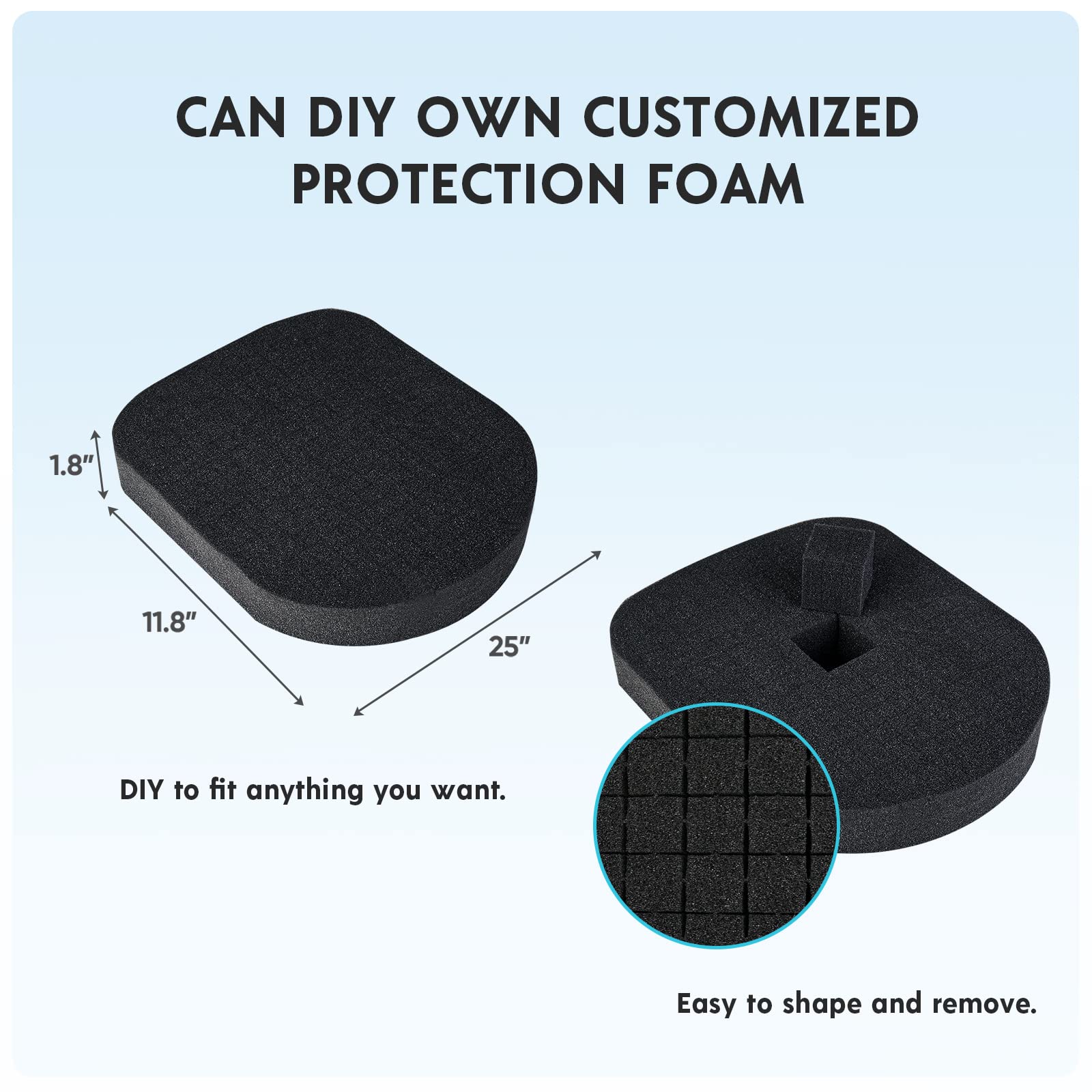 GAGITERVR Large Hard Carrying Case Compatible with Meta Quest 2/Quest 3 Headset and Accessories, Travel Case with Customizable Foam Fits Controller and Other Accessories