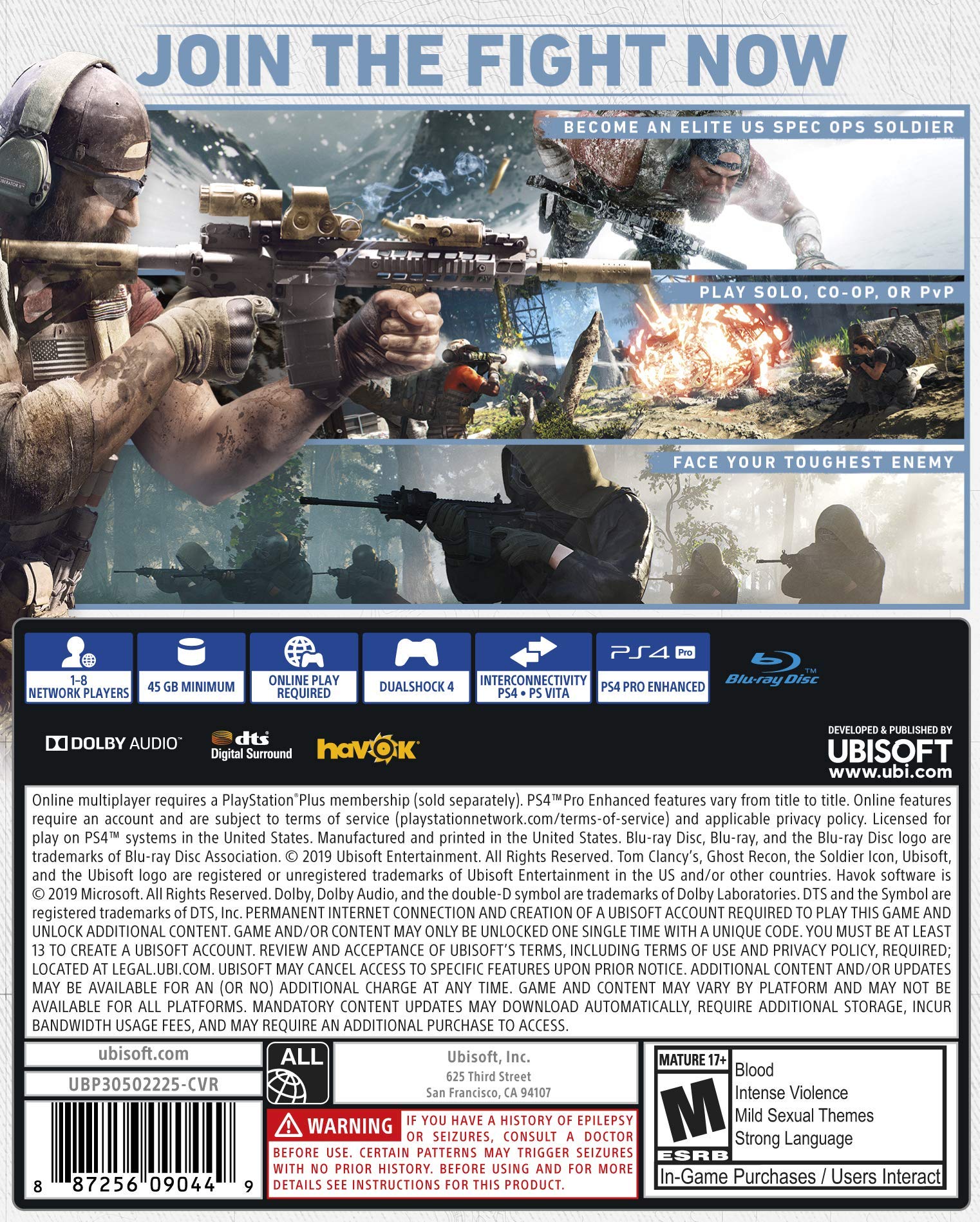 Tom Clancy's Ghost Recon Breakpoint - PlayStation 4 (Renewed)