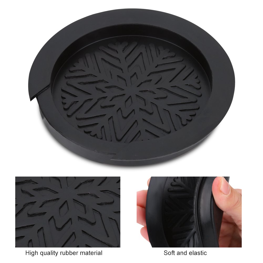 VBESTLIFE Guitar Sound Hole Cover, Acoustic Guitars Soundhole Cover Rubber Screeching Halt Feedback Buster Prevention 38/39 Inch