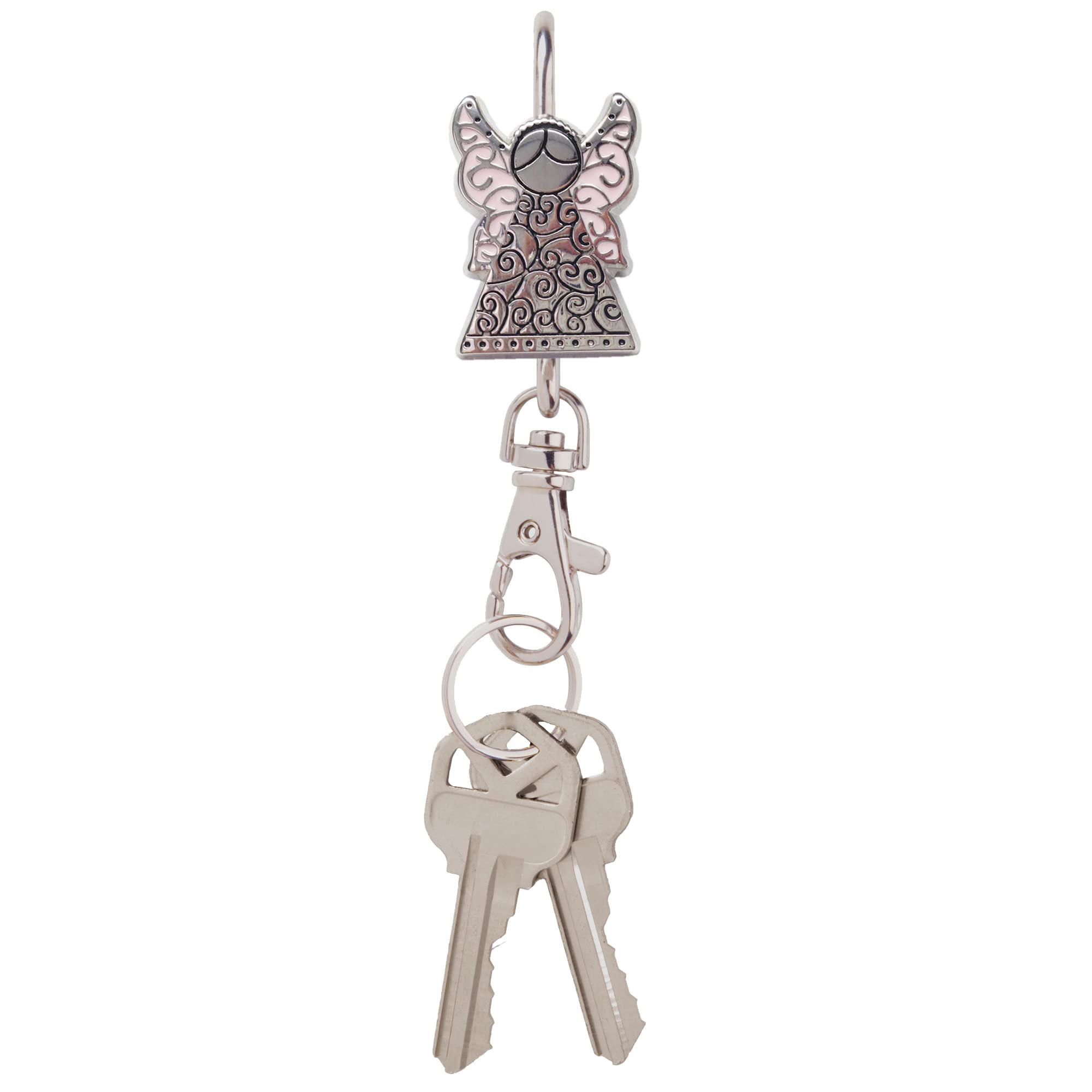 Finders Key Purse Original, Patented Keychain Purse Hook, Key Holder with Clasp and Cute, Trendy Charm Inspirational Bundle