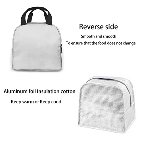 ybbed Anime Lunch Bag Insulated Leakproof Reusable Portable Cooler Box Practical Tote Bag for Work, Picnic One Size